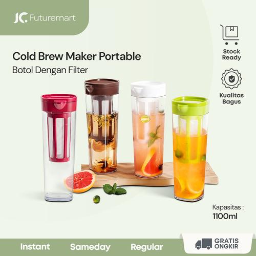 Promo Cold brew Coffee Tea maker Infuser 1100ml - alat kopi teh FTK250 ...