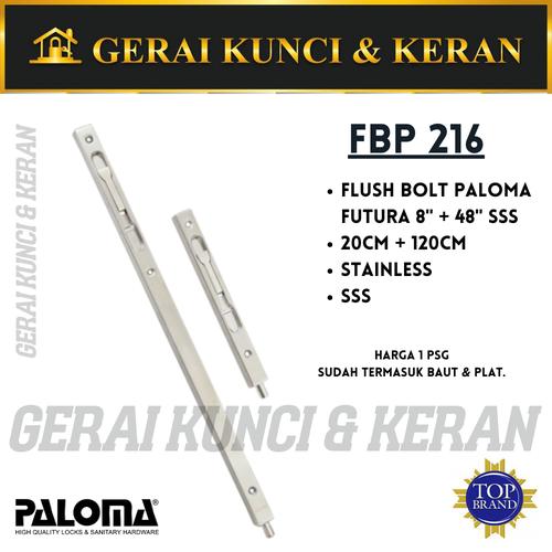 Jual Paloma FBP 216 8 + 48 INCH ( 20CM + 120CM ) Grendel Tanam Flush ...