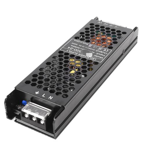 Jual Trafo Power Supply LED Strip DC24V PSU SLIM 60W 100W 200W 300W ...