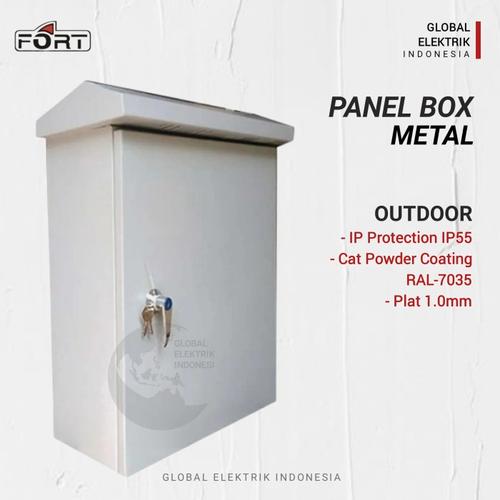 Jual Panel Box Outdoor 50x40x20 Cm Plat 1mm IP55 FMBO504020 FORT ...