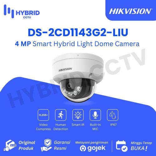 Jual Hikvision DS-2CD1143G2-LIU/F 4 MP Smart Hybrid Light Dome Network Camera - LIU - Jakarta ...