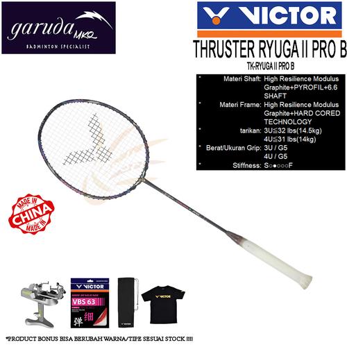 Jual RAKET BADMINTON VICTOR THRUSTER RYUGA II PRO B / TK-RYUGA II PRO B ...