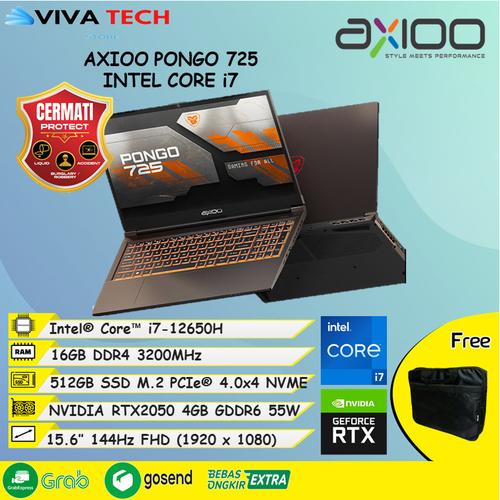 Jual Laptop Axioo Pongo 725 i7 Nvidia RTX RAM 16GB 512GB SSD 15.6FHD ...