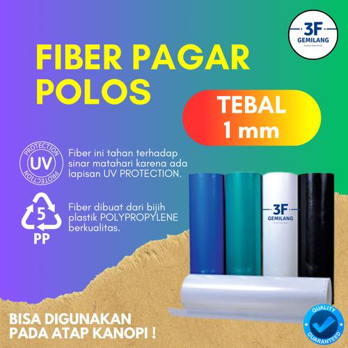 Promo 3F GMG - Fiber Plastik Penutup Pagar dan Kanopi POLOS 1 mm ...