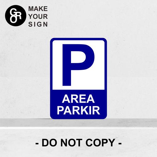 Jual Rambu Plang/Plat Alumunium/Lalu Lintas Area Parkir 35cm x 50cm ...