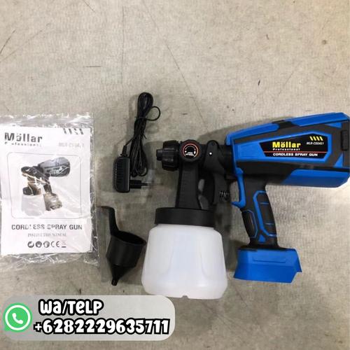 Jual Electric Spray Gun 20V Mollar MLR-CSG451 Cat Semprot Listrik Alat ...