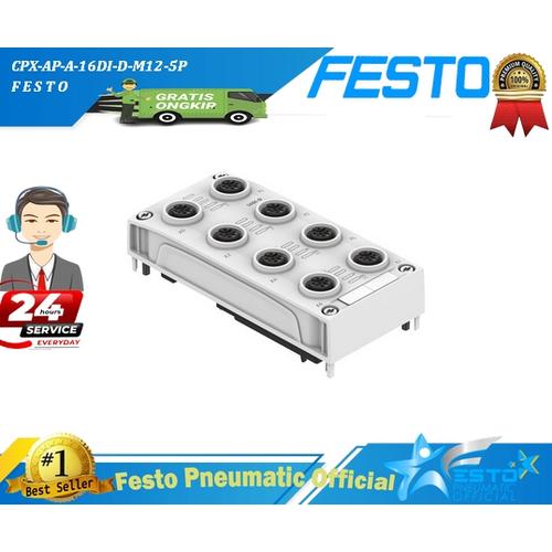 Jual FESTO PartNo: 8129112 CPX-AP-A-16DI-D-M12-5P digital input module ...