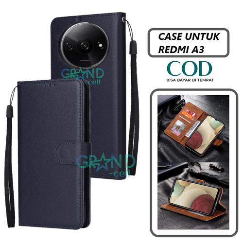 Jual Flip casing for XIAOMI REDMI A3 Premium Wallet Casing handphone ...