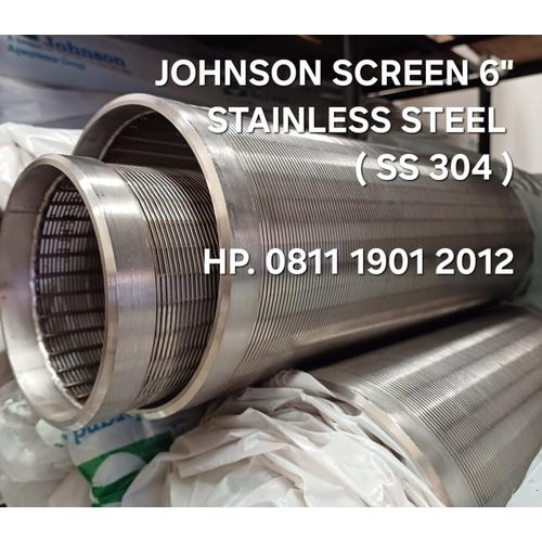 Jual Johnson Screen 6 in SS304 Stainless Pipa Saringan Sumur Bor Deep ...