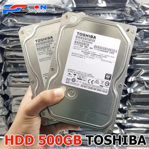Promo HDD HARDISK INTERNAL PC 500GB SATA 3.5INCH - TOSHIBA - Kota ...