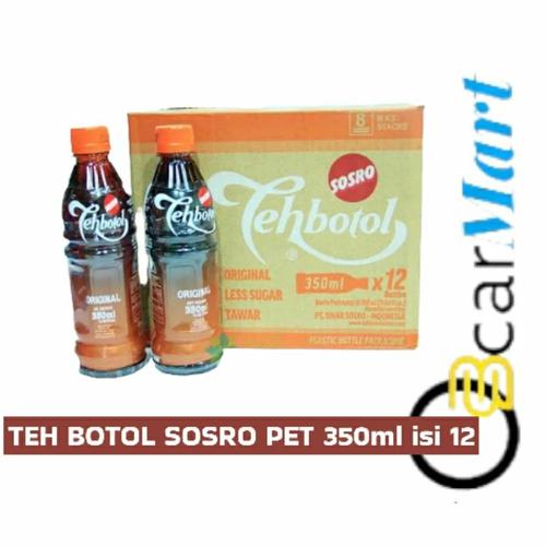 Jual Teh Botol Sosro Kemasan Botol plastik PET 350 ml isi 12 - Jakarta Selatan - Oscarmart1 ...
