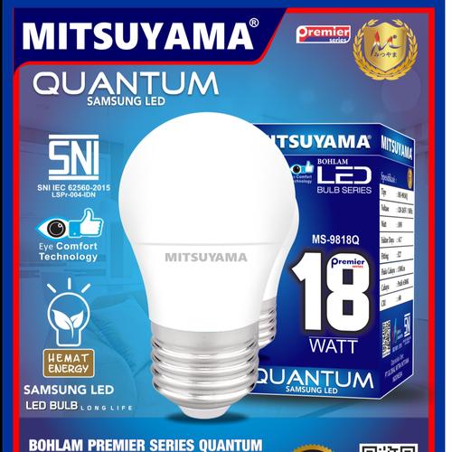 Jual BOHLAM LED 18 WATT MITSUYAMA QUANTUM MS-9818Q LAMPU 18 WATT LED ...