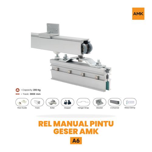 Jual Rel Sliding AMK A6 Glass - Kota Tangerang - Pintu AMK | Tokopedia