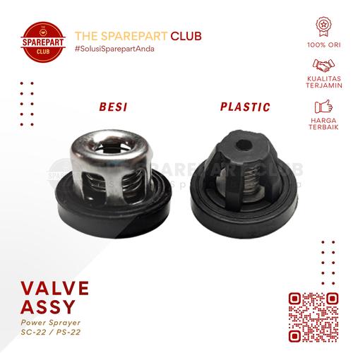 Jual Klep Valve Assy Steam Mesin Power Sprayer PS 22 SC 22 Besi Plastik - Plastic - Kota ...