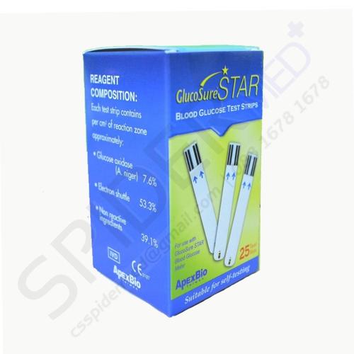 Jual APEXBIO GLUCOSURE STAR STRIP ISI 25 / APEXBIO GLUCO SURE STAR ...