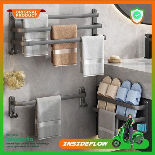 Jual Rak Gantungan Handuk Kamar Mandi Toilet Dinding Minimalis Modern - TK005 - Jakarta Barat ...
