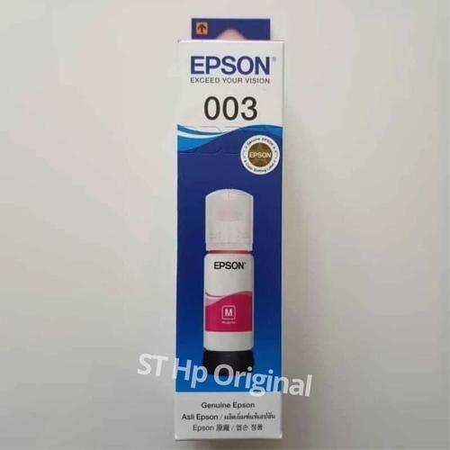 Jual Tinta Epson 003 Magenta Original For Printer Epson L1110, L3100, L3101, L3110, L3150,5190 ...