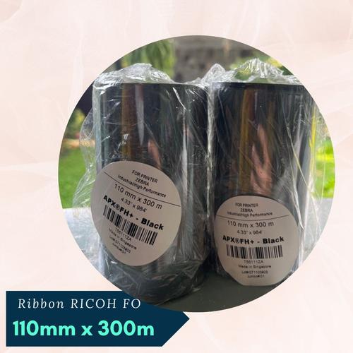 Jual Ribbon Armor Barcode Wax resin Uk. 110mm X 300m Face out - Jakarta ...