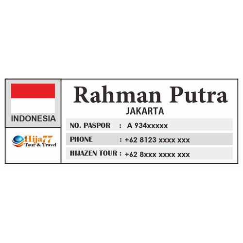 Jual Cetakinc - Sticker Identitas Koper Haji Umroh Bisa Pakai Foto ...