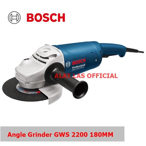 Jual Mesin Gerinda Bosch GWS 2200-180 Angle Grinder 7 Inch – GWS 2200 ...