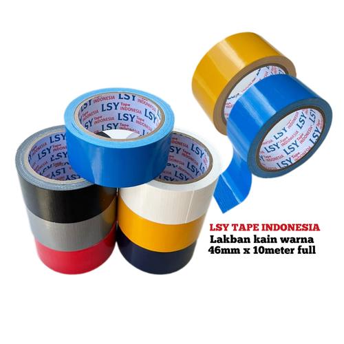 Jual lakban kain warna / cloth tape 2" x 10meter full LSY TAPE ...