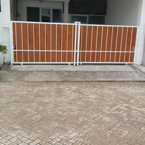 Jual pagar besi dorong kanan kiri - Kab. Tangerang - bengkel las ...