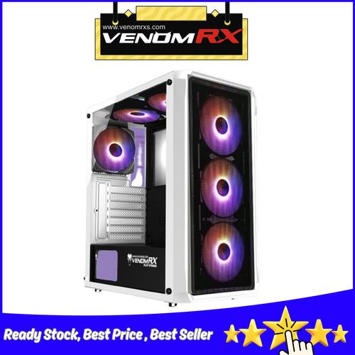 Jual VenomRX GENJIRO Black ARGB Sync Micro E-ATX + 3 FAN ARGB Front ...