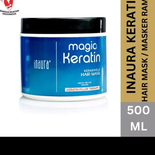 Jual INAURA Magic Keratin Hair Mask / Masker Rambut Keratin 500ml ...