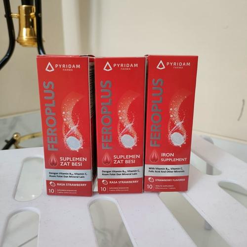 Jual FEROPLUS /SUPLEMEN ZAT BESI/ isi 10 tablet effervescent - Jakarta ...