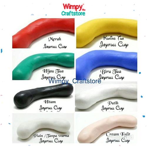 Jual bahan clay joyfull clay air dry clay cold porcelain resin clay ...