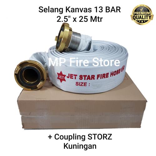 Jual FIRE HOSE KANVAS 13K 2.5 x 25 M STORZ KUNINGAN SELANG PEMADAM JET STAR - Jakarta Barat - MP ...