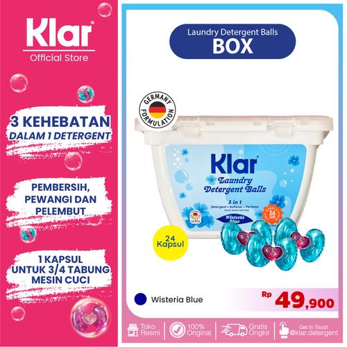 Promo Klar Laundry Detergent Ball 3 in 1 (BOX) |Wisteria Blue - Jakarta Utara - Klar detergent ...