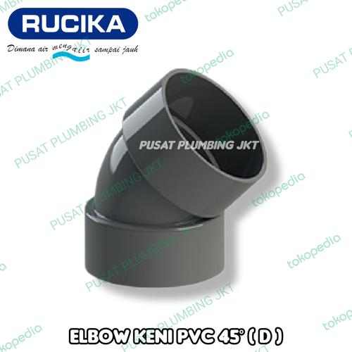 Jual Elbow keni PVC 45° D 2" inch/Elbow knee PVC 45°Drajat D Rucika ...