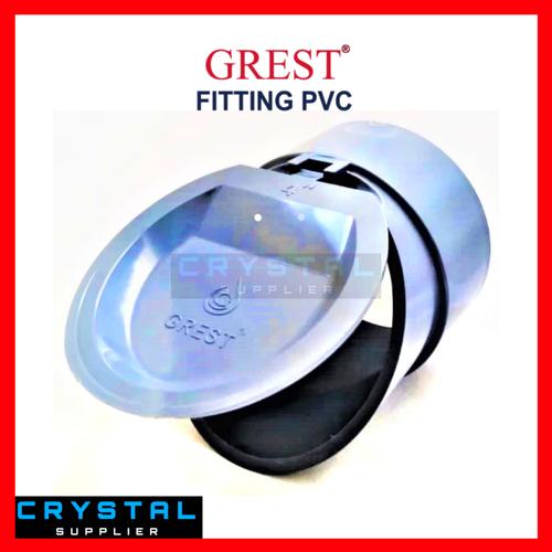 Jual BACKFLOW VALVE GREST 4" Special Fitting Back Flow Pipa Pembuangan ...