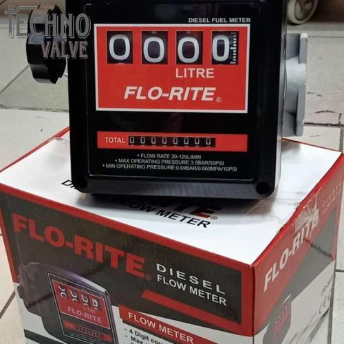 Jual FLOW METER FLO RITE DRAT 1" INCH 4 DIGIT / METERAN SOLAR - Jakarta ...