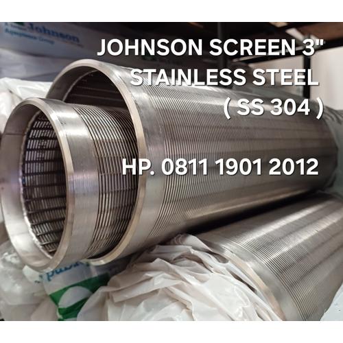 Jual Johnson Screen 3 in SS304 Stainless Pipa Saringan Sumur Bor Deep ...