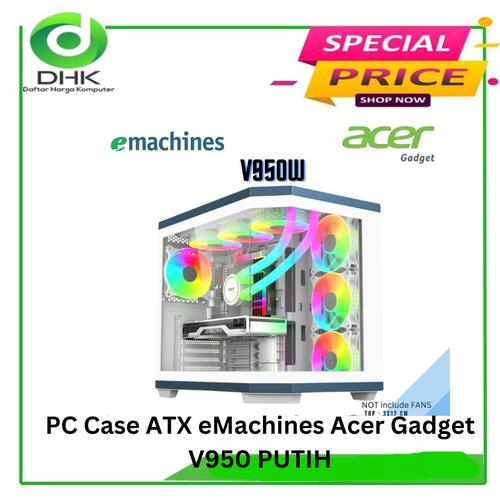 Jual PC Case ATX eMachines Acer Gadget V950 White - Jakarta Pusat ...