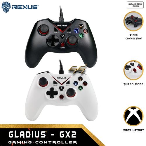 Promo Rexus Gladius GX2 GX-2 Gamepad Controller Joystick USB WINDOWS ...