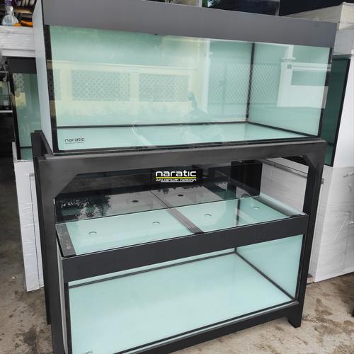 Jual Aquarium 120x60x50 10mm & holo 4x6 set top filter kaca - stiker ...