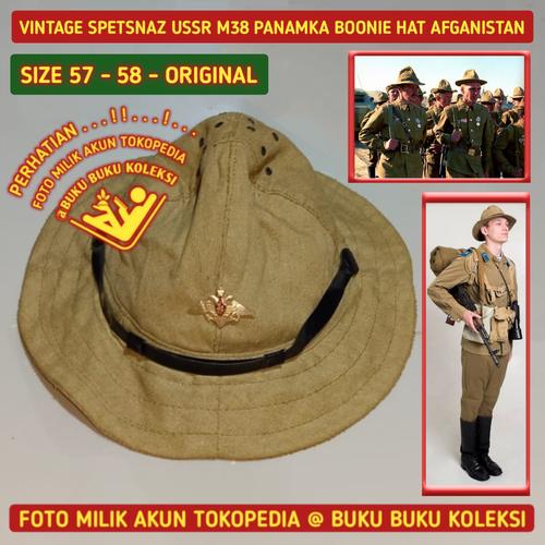 Jual VINTAGE SPETSNAZ USSR M38 PANAMKA BOONIE HAT AFGHANISTAN ORIGINAL ...
