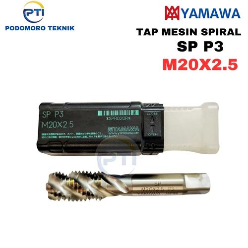 Jual Tap Mesin Yamawa M20 x 2.5 SP P3 Tap Mesin Spiral M20x2.5 JAPAN ...