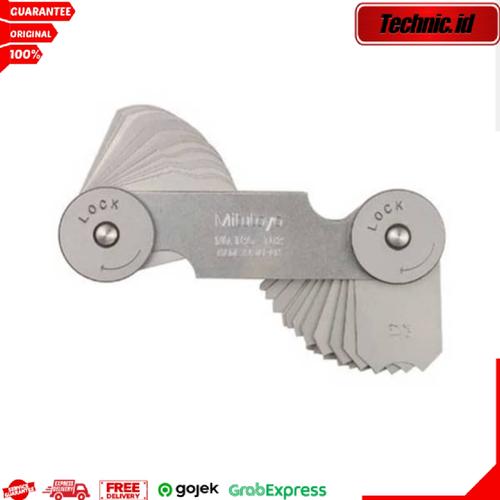 Jual Mitutoyo Set 34 Pcs Alat Ukur Radius Gage 1,0-7,0 Mm 186-105 ...