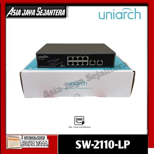 Jual SW-2110-LP Uniarch 8+2 PoE Switch Hub IP Camera CCTV Power Supply ...