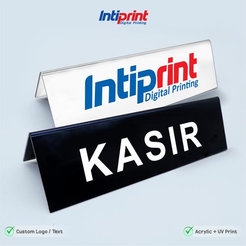 Jual Table Sign Akrilik Custom Print Tanda Meja Akrilik Bending Table ...