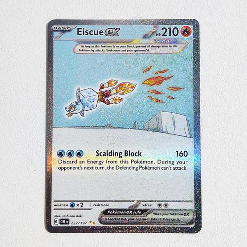 Jual Eiscue ex 210/197 SAR - Obsidian Flames Illust. Pokemon Card ...