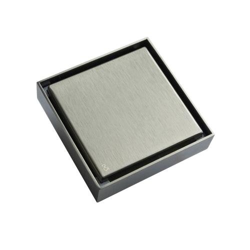 Jual Ateson AT061GM 2 Side Floor Drain 100x100mm Brushed Gunmetal ...