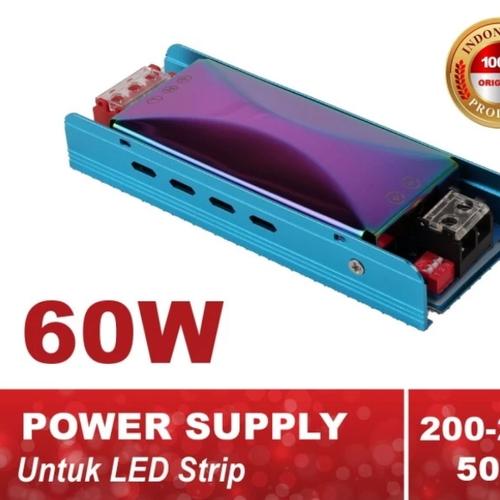 Jual ECOVA LED Power Supply Trafo Untuk LED Strip 60W 220-240V - 12V ...