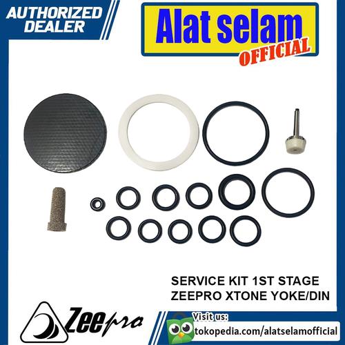 Jual Service Kit 1st Stage Regulator Zeepro XTone Yoke Din Spare Part ...