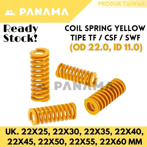 Jual CSF / SWF 22x25 22x30 22x35 22x40 22x45 22x50 22x55 22x60 MM Coil Spring Yellow Kuning SWF ...