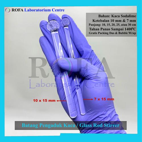 Jual Batang Pengaduk Kaca / Spatula Kaca / Glass Rod Stirrer - 10 mm x ...
